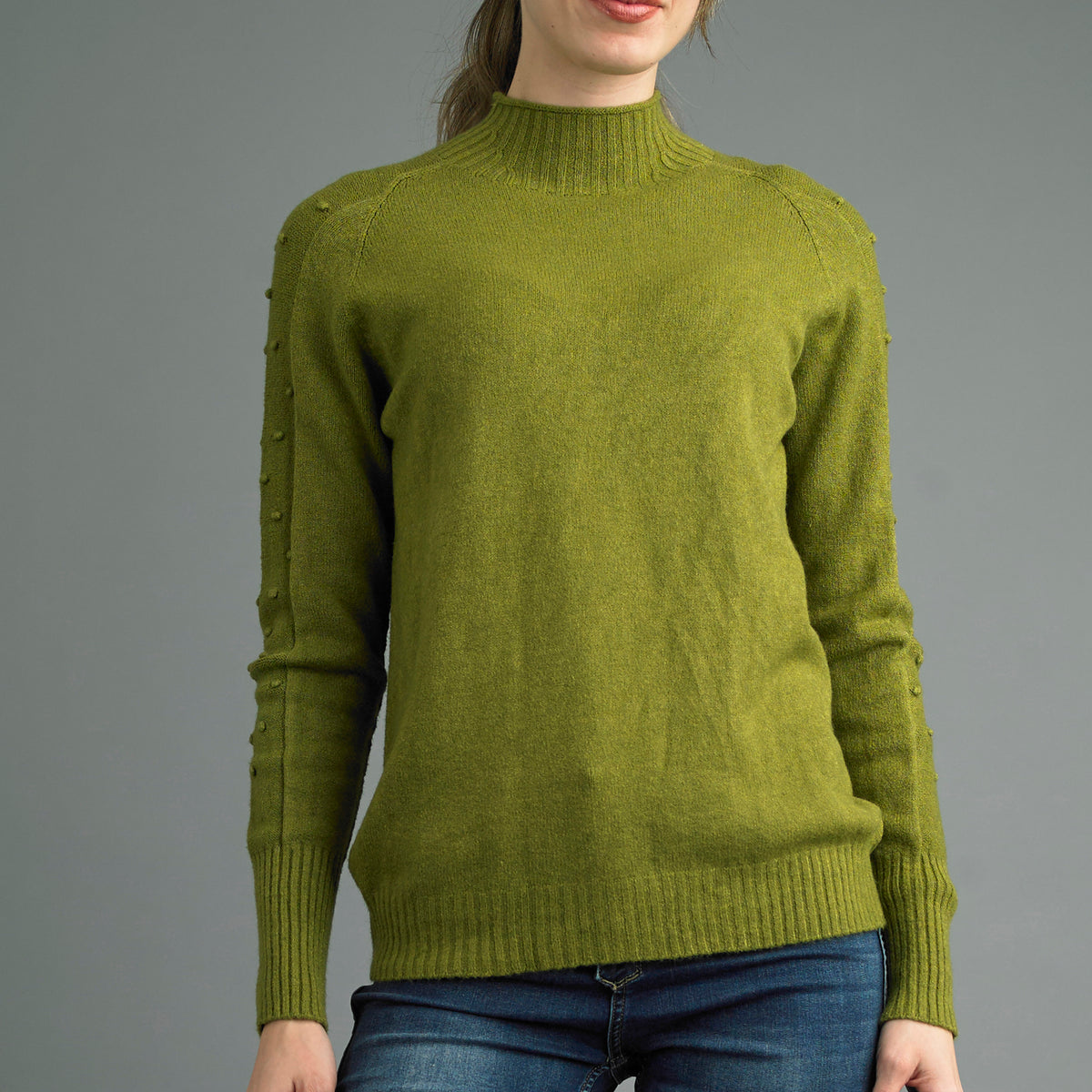 Tempo Paris French Knot Sweater in Green Made in Italy – Deja Nu Tx