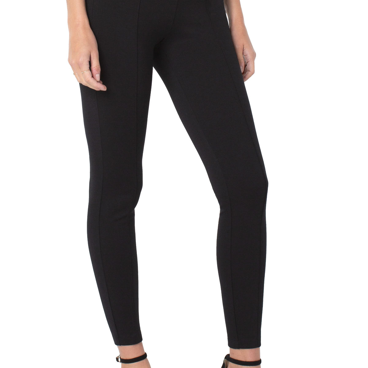 Liverpool Reese Seamed Pull On Legging In Black – Deja Nu Tx